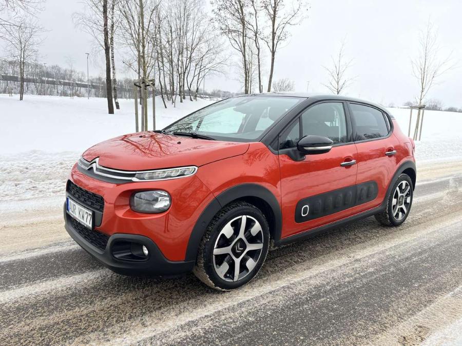 Orange Citroen C3 2017 in Vilnius, with an engine capacity of 1.20 L and mileage of 104 thousand km for 5890 €, photo 8 on AUTOMOTO.COM.LV