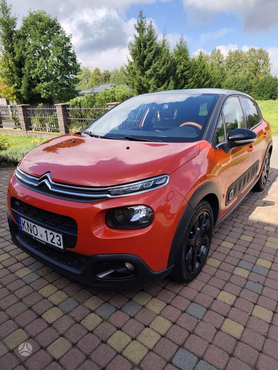 Oranžs Citroen C3 2017 Jonava, ar dzinēja tilpumu 1.20 L un nobraukumu 134 tūkst. km par 5500 €, foto 3 vietnē AUTOMOTO.COM.LV