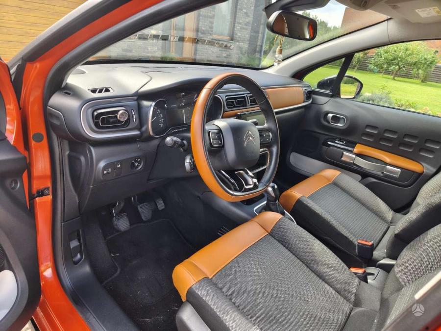 Oranžs Citroen C3 2017 Jonava, ar dzinēja tilpumu 1.20 L un nobraukumu 134 tūkst. km par 5500 €, foto 12 vietnē AUTOMOTO.COM.LV