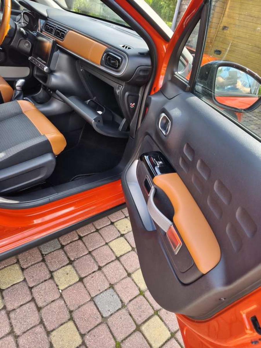 Oranžs Citroen C3 2017 Jonava, ar dzinēja tilpumu 1.20 L un nobraukumu 134 tūkst. km par 5500 €, foto 13 vietnē AUTOMOTO.COM.LV