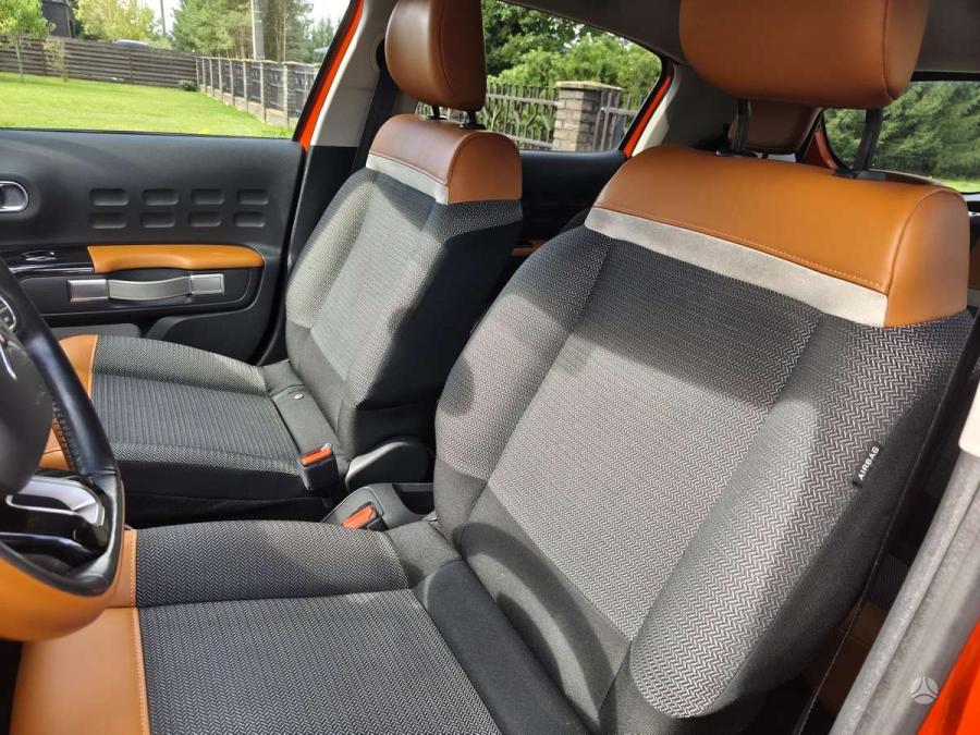 Oranžs Citroen C3 2017 Jonava, ar dzinēja tilpumu 1.20 L un nobraukumu 134 tūkst. km par 5500 €, foto 14 vietnē AUTOMOTO.COM.LV