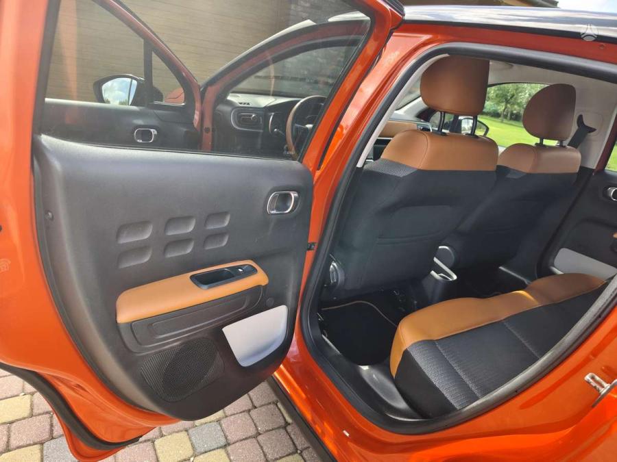 Oranžs Citroen C3 2017 Jonava, ar dzinēja tilpumu 1.20 L un nobraukumu 134 tūkst. km par 5500 €, foto 15 vietnē AUTOMOTO.COM.LV