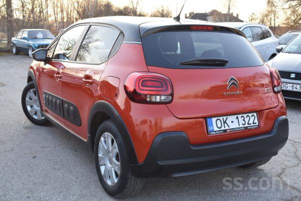 Orange Citroen C3 2018 in Kuldiga, with an engine capacity of 1.20 L and mileage of 0 thousand km for 7990 €, photo 3 on AUTOMOTO.COM.LV