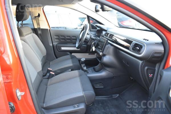 Orange Citroen C3 2018 in Kuldiga, with an engine capacity of 1.20 L and mileage of 0 thousand km for 7990 €, photo 5 on AUTOMOTO.COM.LV