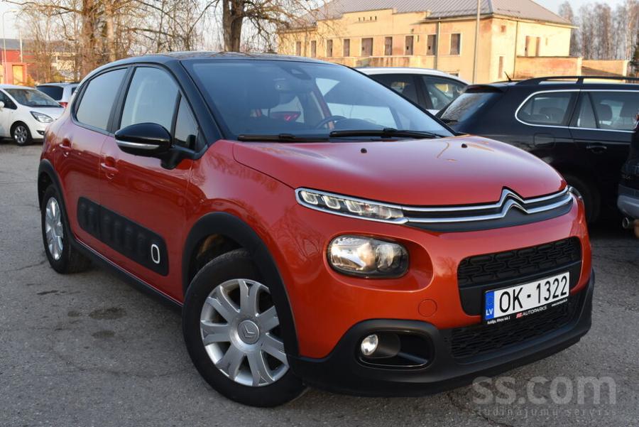 Orange Citroen C3 2018 in Kuldiga, with an engine capacity of 1.20 L and mileage of 0 thousand km for 7990 €, photo 5 on AUTOMOTO.COM.LV