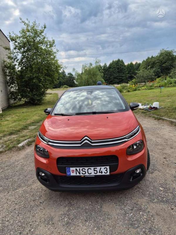 Oranžs Citroen C3 2018 Nemenčinė, ar dzinēja tilpumu 1.20 L un nobraukumu 110 tūkst. km par 5700 €, foto 1 vietnē AUTOMOTO.COM.LV