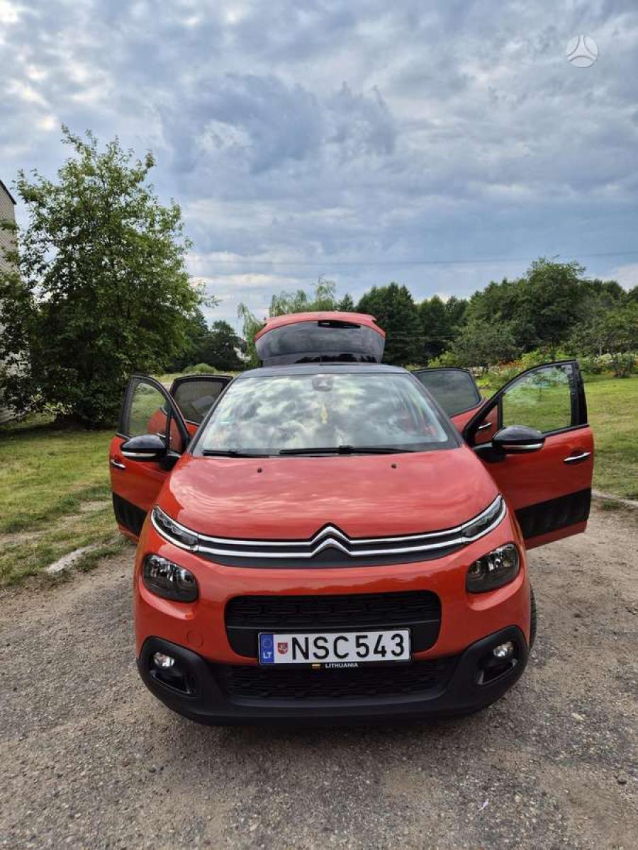 Oranžs Citroen C3 2018 Nemenčinė, ar dzinēja tilpumu 1.20 L un nobraukumu 110 tūkst. km par 5700 €, foto 3 vietnē AUTOMOTO.COM.LV