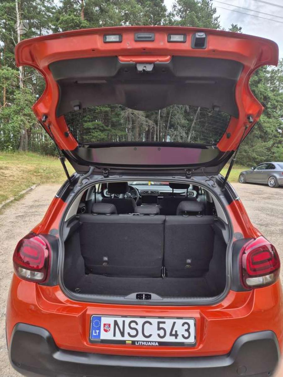 Oranžs Citroen C3 2018 Nemenčinė, ar dzinēja tilpumu 1.20 L un nobraukumu 110 tūkst. km par 5700 €, foto 7 vietnē AUTOMOTO.COM.LV