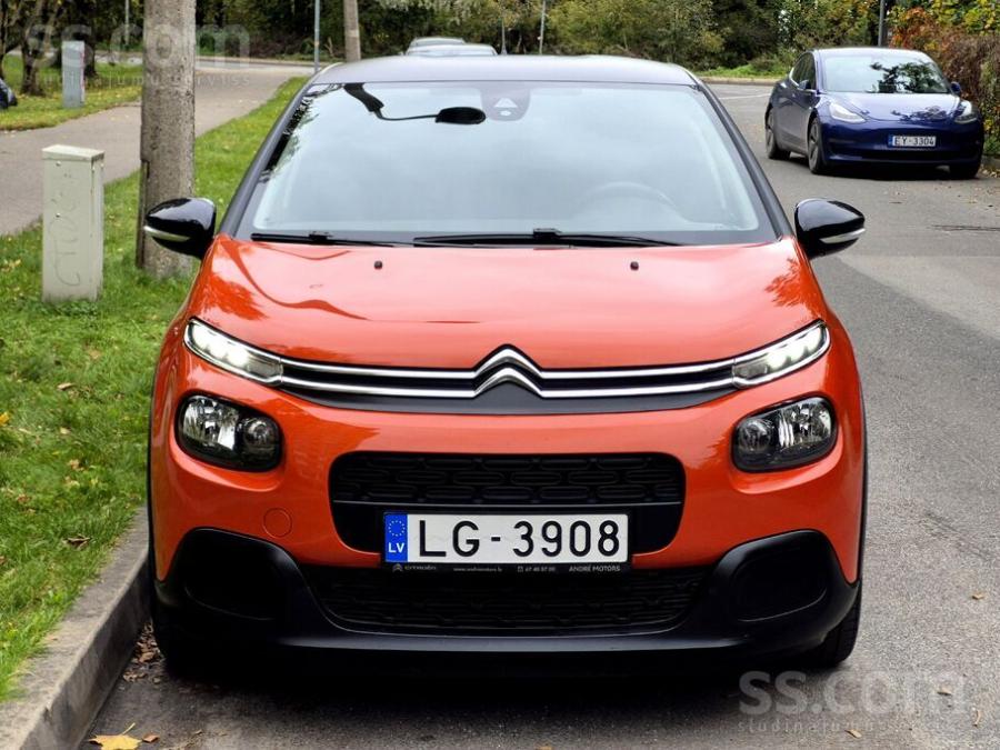 Oranžs Citroen C3 2018 Rīga, ar dzinēja tilpumu 1.20 L un nobraukumu 169 tūkst. km par 6000 €, foto 3 vietnē AUTOMOTO.COM.LV