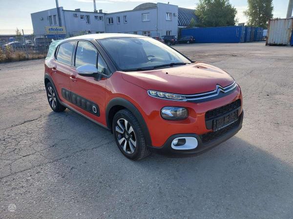 Orange Citroen C3 2019 in Klaipeda, with an engine capacity of 1.50 L and mileage of 103 thousand km for 4990 €, photo 1 on AUTOMOTO.COM.LV