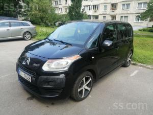 Черный Ситроен С3 Пикассо 2009 в Рига, объемом двигателя 1.60 л и пробегом 234 тыс. км за 2600 €, фото  на AUTOMOTO.COM.LV