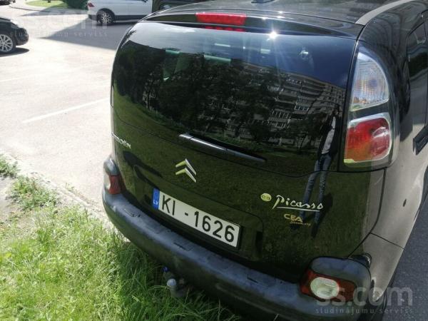 Black Citroen c3-picasso 2009 in Riga, with an engine capacity of 1.60 L and mileage of 234 thousand km for 2600 €, photo 4 on AUTOMOTO.COM.LV