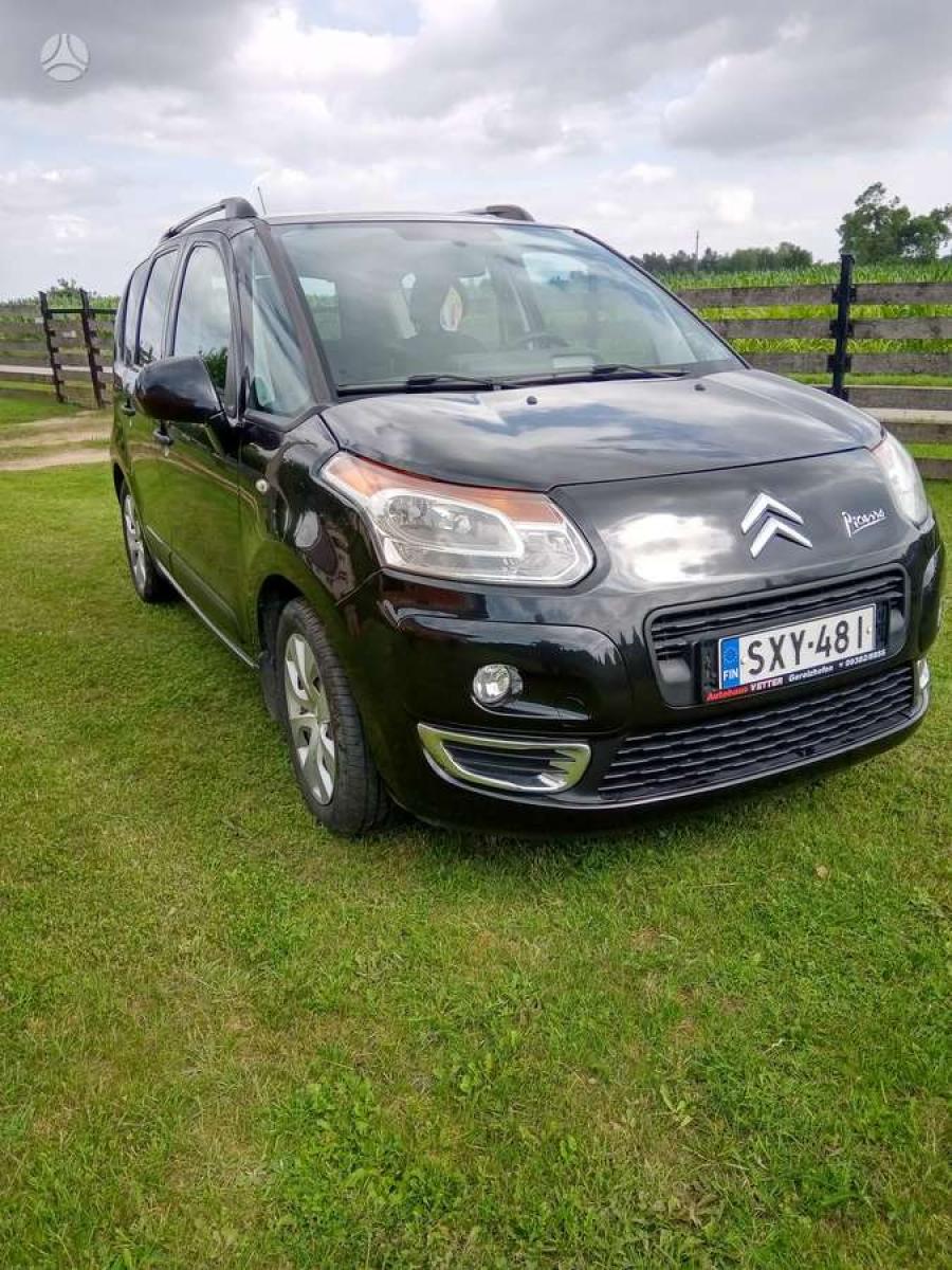 Black Citroen c3-picasso 2011 in Radviliskis, with an engine capacity of 1.60 L and mileage of 264 thousand km for 1600 €, photo 1 on AUTOMOTO.COM.LV