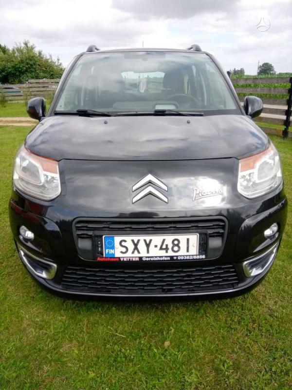Black Citroen c3-picasso 2011 in Radviliskis, with an engine capacity of 1.60 L and mileage of 264 thousand km for 1600 €, photo 2 on AUTOMOTO.COM.LV