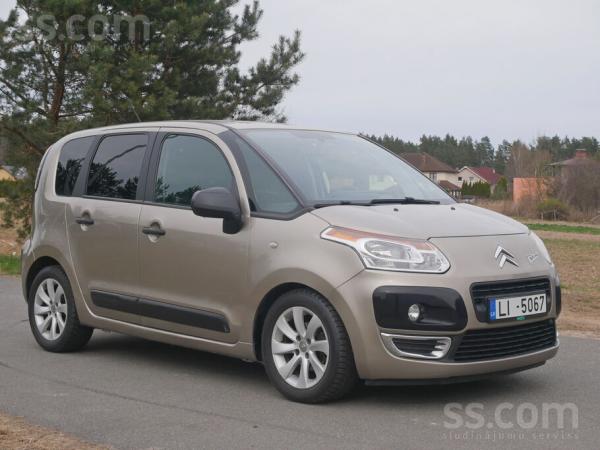 Brūns Citroen c3-picasso 2009 Rīga, ar dzinēja tilpumu 1.60 L un nobraukumu 269 tūkst. km par 2150 €, foto 4 vietnē AUTOMOTO.COM.LV
