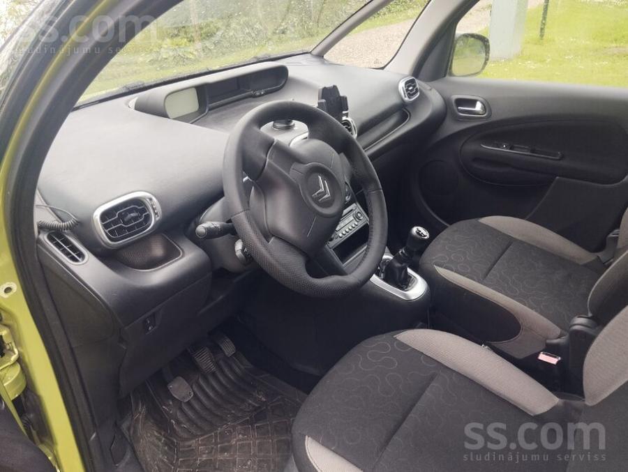 Zaļš Citroen c3-picasso 2009 Jelgava, ar dzinēja tilpumu 1.60 L un nobraukumu 205 tūkst. km par 3250 €, foto 8 vietnē AUTOMOTO.COM.LV