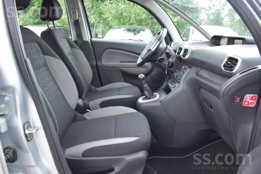Pelēks Citroen c3-picasso 2010 Kuldīga, ar dzinēja tilpumu 1.60 L un nobraukumu 0 tūkst. km par 3990 €, foto 7 vietnē AUTOMOTO.COM.LV
