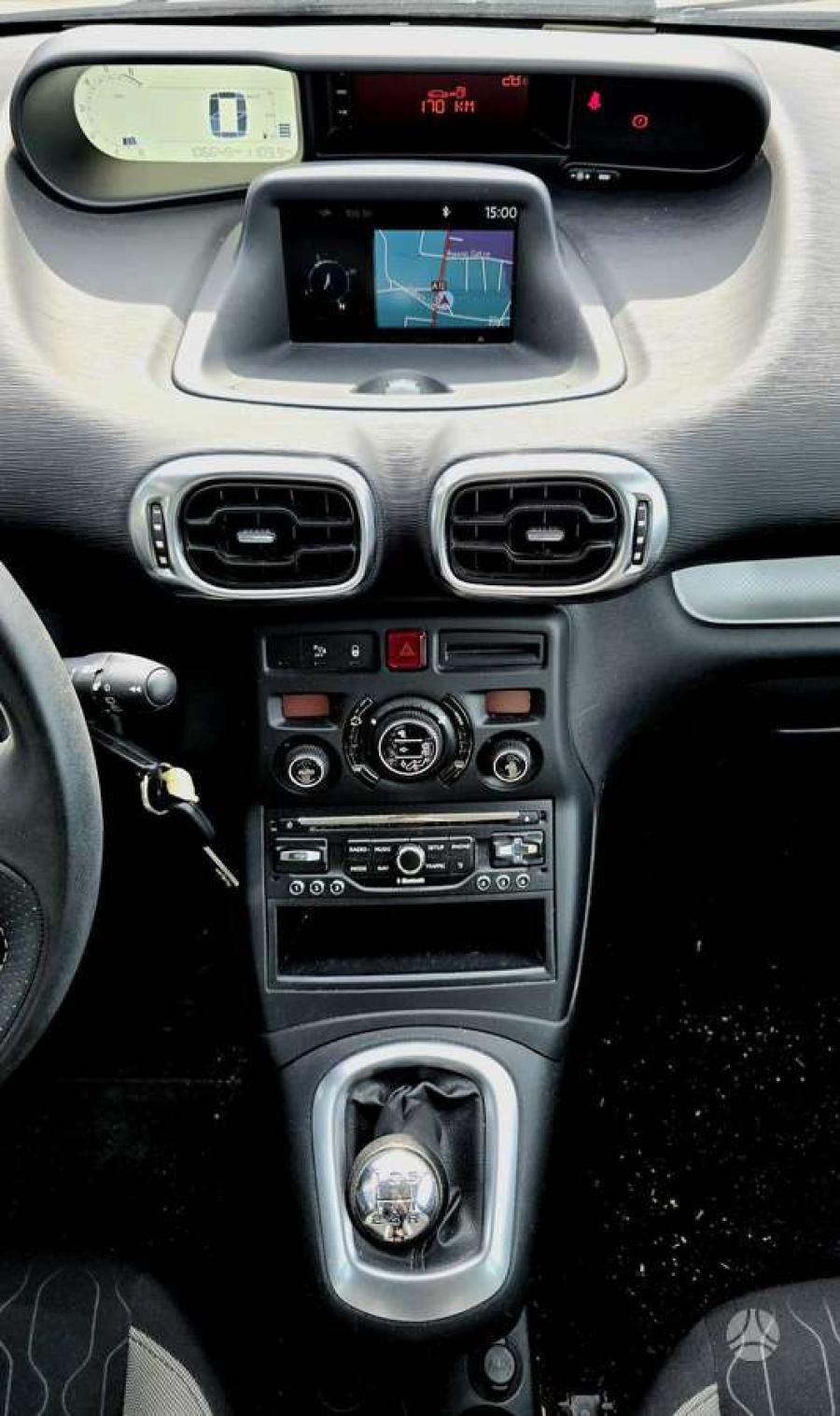 Pelēks Citroen c3-picasso 2013 Tauragė, ar dzinēja tilpumu 1.40 L un nobraukumu 106 tūkst. km par 3950 €, foto 19 vietnē AUTOMOTO.COM.LV