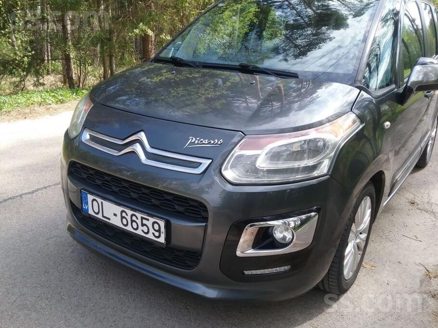 Pelēks Citroen c3-picasso 2014 Rīga, ar dzinēja tilpumu 1.60 L un nobraukumu 247 tūkst. km par 3600 €, foto 1 vietnē AUTOMOTO.COM.LV