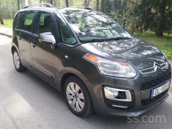 Grey Citroen c3-picasso 2014 in Riga, with an engine capacity of 1.60 L and mileage of 247 thousand km for 3600 €, photo 2 on AUTOMOTO.COM.LV