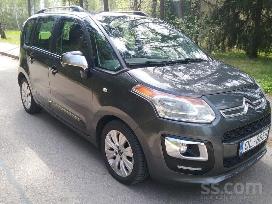 Pelēks Citroen c3-picasso 2014 Rīga, ar dzinēja tilpumu 1.60 L un nobraukumu 247 tūkst. km par 3600 €, foto 3 vietnē AUTOMOTO.COM.LV