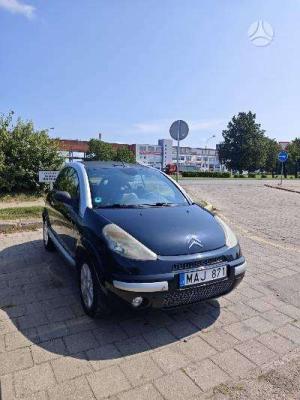 Melns Citroen c3-pluriel 2008 Klaipėda, ar dzinēja tilpumu 1.40 L un nobraukumu 215 tūkst. km par 1000 €, foto 4 vietnē AUTOMOTO.COM.LV