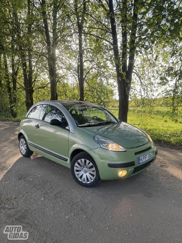 Zaļš Citroen c3-pluriel 2004 Širvintos, ar dzinēja tilpumu 1.40 L un nobraukumu 310 tūkst. km par 850 €, foto 1 vietnē AUTOMOTO.COM.LV