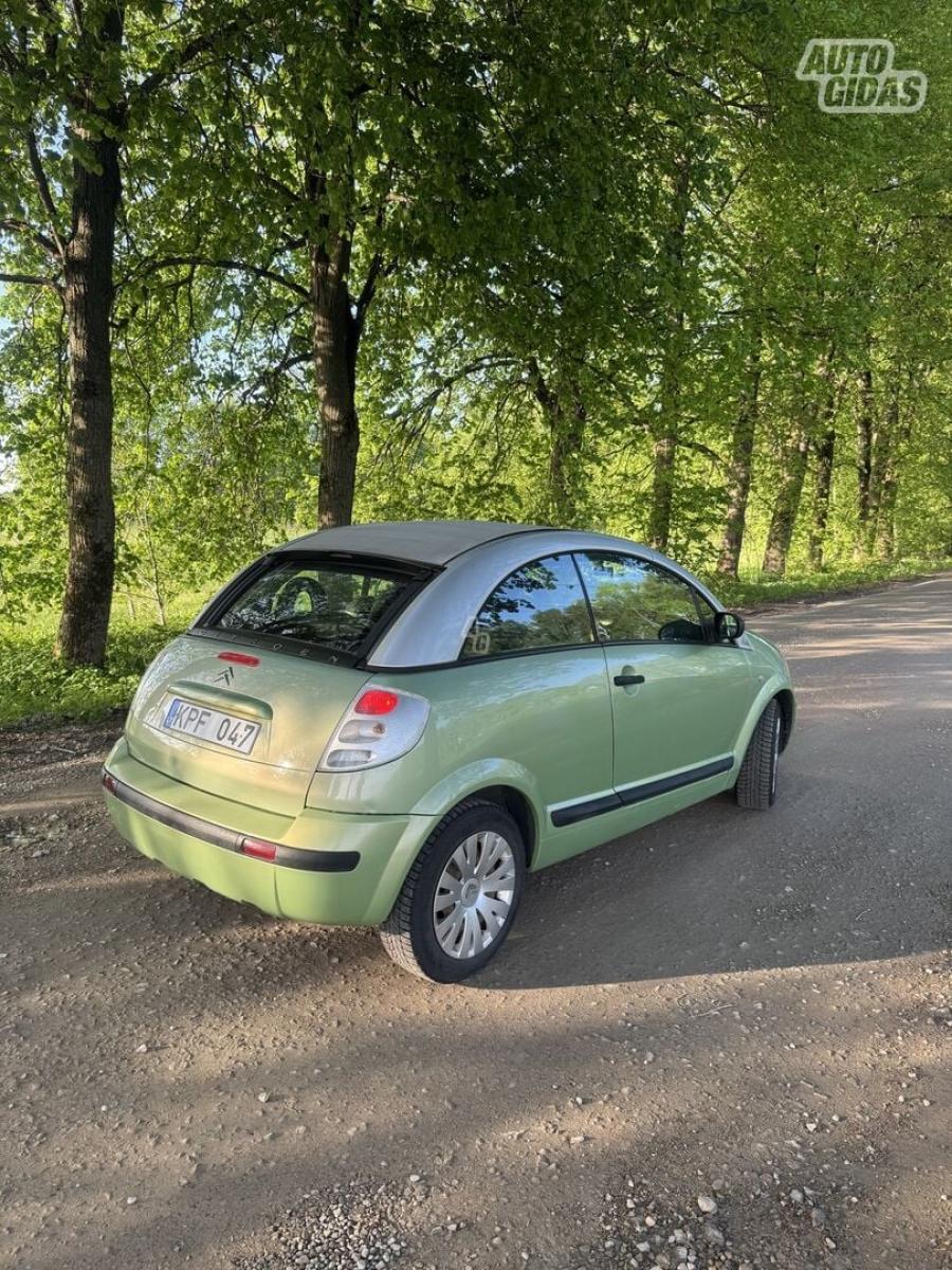 Zaļš Citroen c3-pluriel 2004 Širvintos, ar dzinēja tilpumu 1.40 L un nobraukumu 310 tūkst. km par 850 €, foto 3 vietnē AUTOMOTO.COM.LV