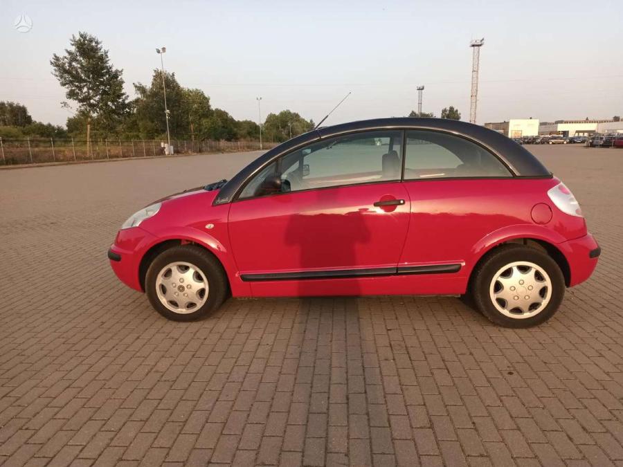 Sarkans Citroen c3-pluriel 2008 Marijampole, ar dzinēja tilpumu 1.36 L un nobraukumu 129 tūkst. km par 1350 €, foto 6 vietnē AUTOMOTO.COM.LV