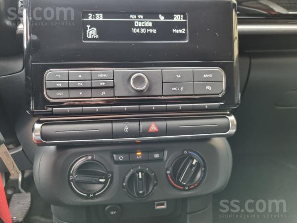 Red Citroen C3 2019 in Riga, with an engine capacity of 1.20 L and mileage of 67 thousand km for 7500 €, photo 11 on AUTOMOTO.COM.LV