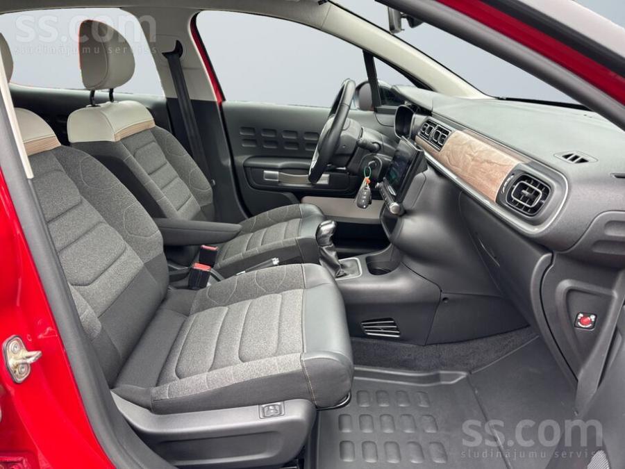 Sarkans Citroen C3 2020 Rīga, ar dzinēja tilpumu 1.20 L un nobraukumu 70 tūkst. km par 8800 €, foto 15 vietnē AUTOMOTO.COM.LV