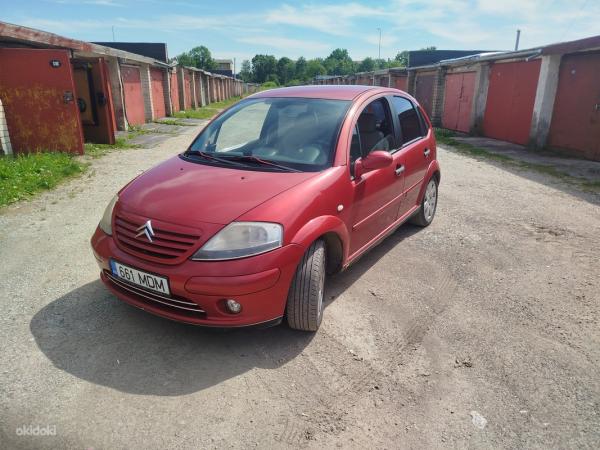 Red Citroen C3 2003 in Kohtla-Jarve, with an engine capacity of 1.40 L and mileage of 233 thousand km for 600 €, photo 8 on AUTOMOTO.COM.LV