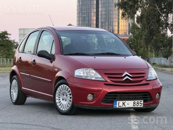 Красный Ситроен С3 2006 в Рига, объемом двигателя 1.40 л и пробегом 196 тыс. км за 1999 €, фото 1 на AUTOMOTO.COM.LV