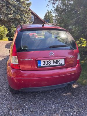 Red Citroen C3 2007 in Tallinn, with an engine capacity of 1.40 L and mileage of 112 thousand km for 1800 €, photo 4 on AUTOMOTO.COM.LV