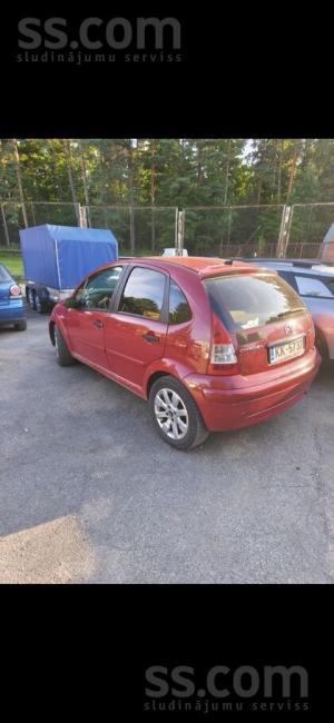 Sarkans Citroen C3 2007 Rīga, ar dzinēja tilpumu 1.20 L un nobraukumu 108 tūkst. km par 1150 €, foto  vietnē AUTOMOTO.COM.LV