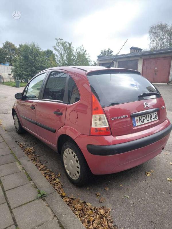 Sarkans Citroen C3 2008 Viļņa, ar dzinēja tilpumu 1.12 L un nobraukumu 163 tūkst. km par 600 €, foto 5 vietnē AUTOMOTO.COM.LV
