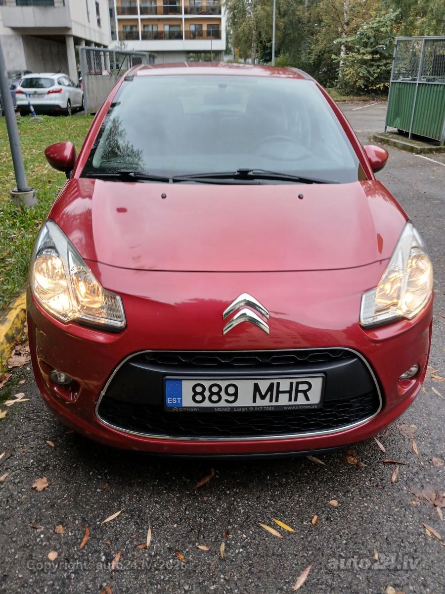 Red Citroen C3 2012 in Tallinn, with an engine capacity of 1.60 L and mileage of 136 thousand km for 3500 €, photo 1 on AUTOMOTO.COM.LV