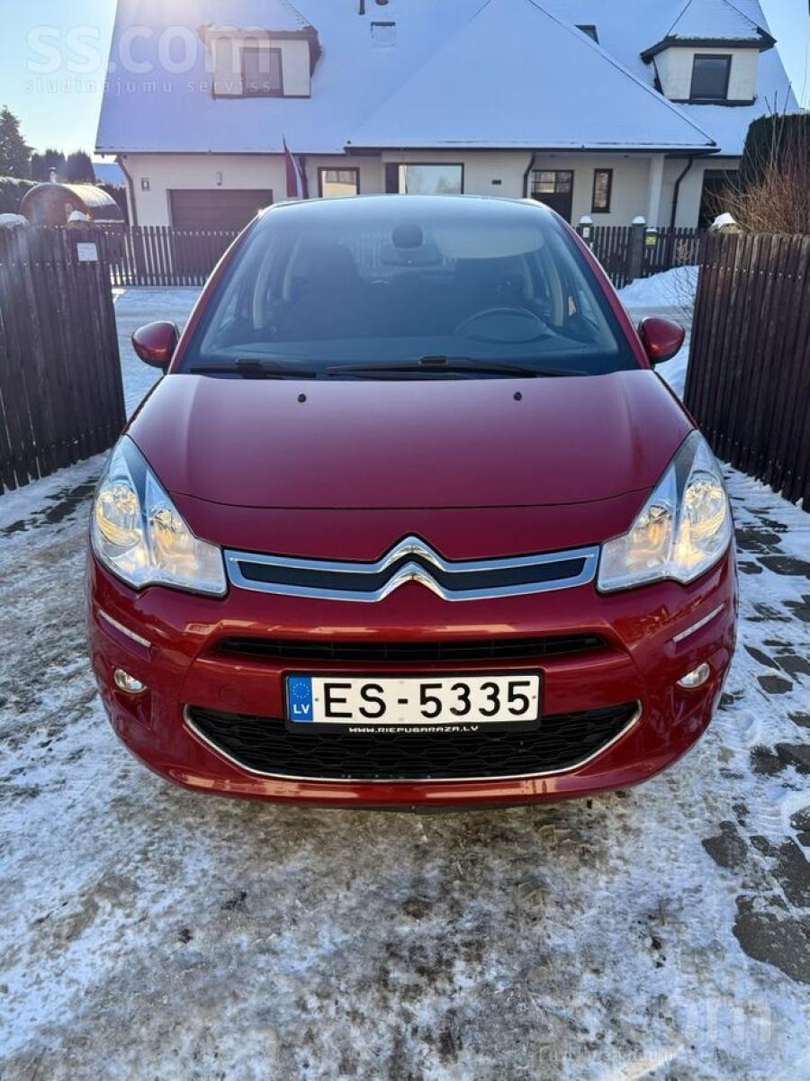 Red Citroen C3 2014 in Riga, with an engine capacity of 1.60 L and mileage of 71 thousand km for 4900 €, photo 6 on AUTOMOTO.COM.LV