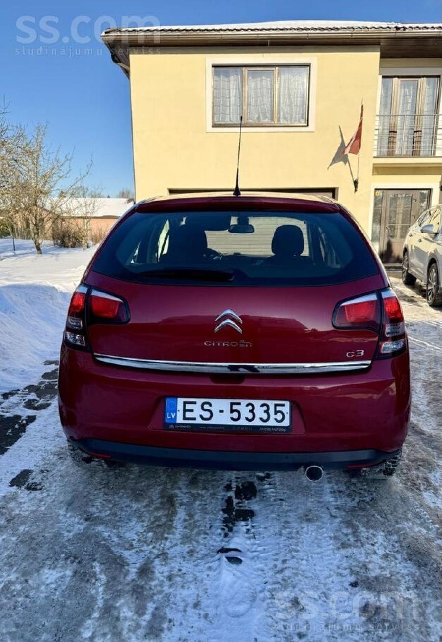 Red Citroen C3 2014 in Riga, with an engine capacity of 1.60 L and mileage of 71 thousand km for 4900 €, photo 9 on AUTOMOTO.COM.LV