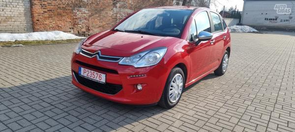 Red Citroen C3 2016 in Kedainiai, with an engine capacity of 1.60 L and mileage of 248 thousand km for 4199 €, photo 1 on AUTOMOTO.COM.LV