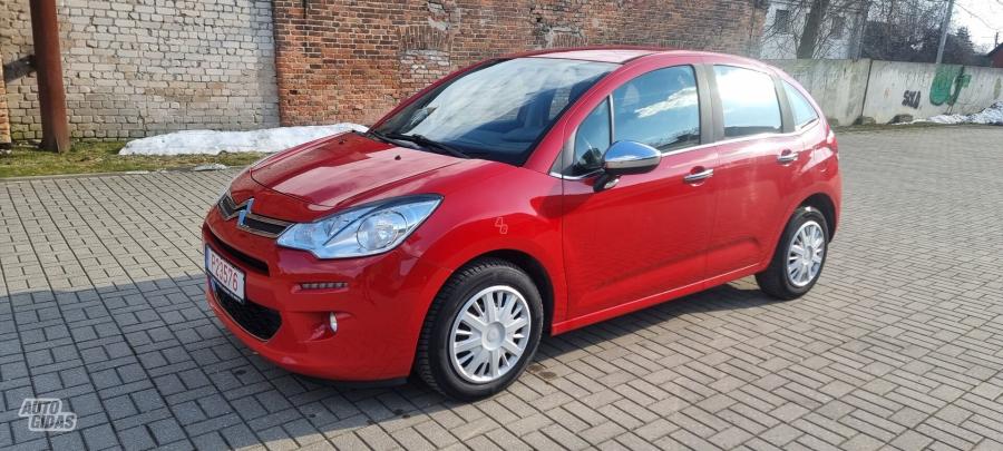 Red Citroen C3 2016 in Kedainiai, with an engine capacity of 1.60 L and mileage of 248 thousand km for 4199 €, photo 9 on AUTOMOTO.COM.LV