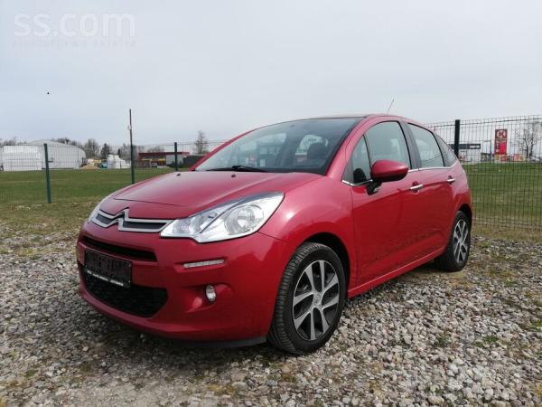 Sarkans Citroen C3 2016 Saldus, ar dzinēja tilpumu 1.60 L un nobraukumu 103 tūkst. km par 5500 €, foto 1 vietnē AUTOMOTO.COM.LV