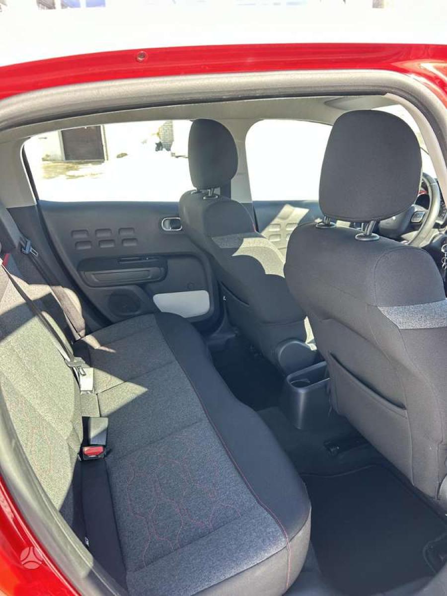 Red Citroen C3 2017 in Taurage, with an engine capacity of 1.20 L and mileage of 130 thousand km for 4650 €, photo 15 on AUTOMOTO.COM.LV