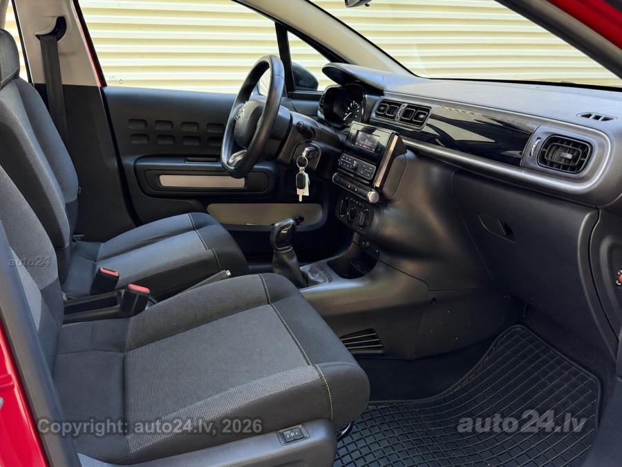 Red Citroen C3 2017 in Tallinn, with an engine capacity of 1.20 L and mileage of 103 thousand km for 5800 €, photo 8 on AUTOMOTO.COM.LV