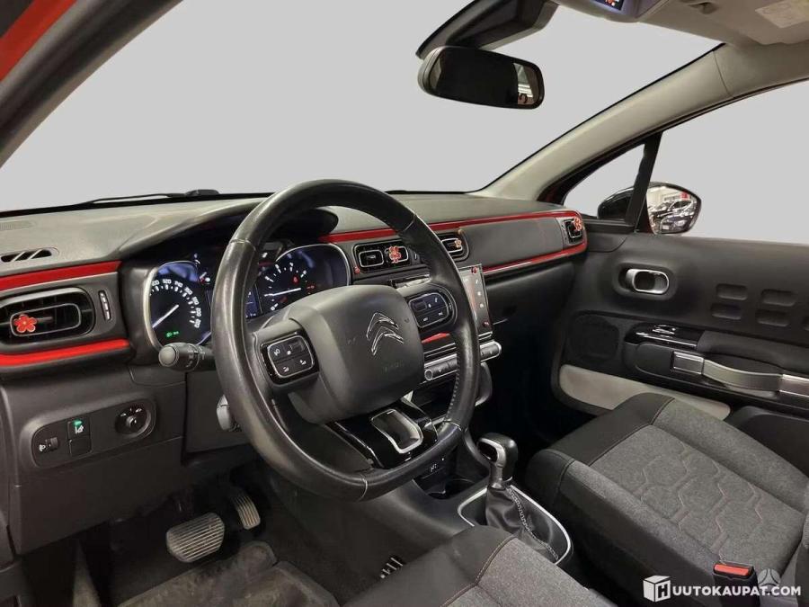 Red Citroen C3 2017 in Siauliai, with an engine capacity of 1.20 L and mileage of 73 thousand km for 8500 €, photo 10 on AUTOMOTO.COM.LV