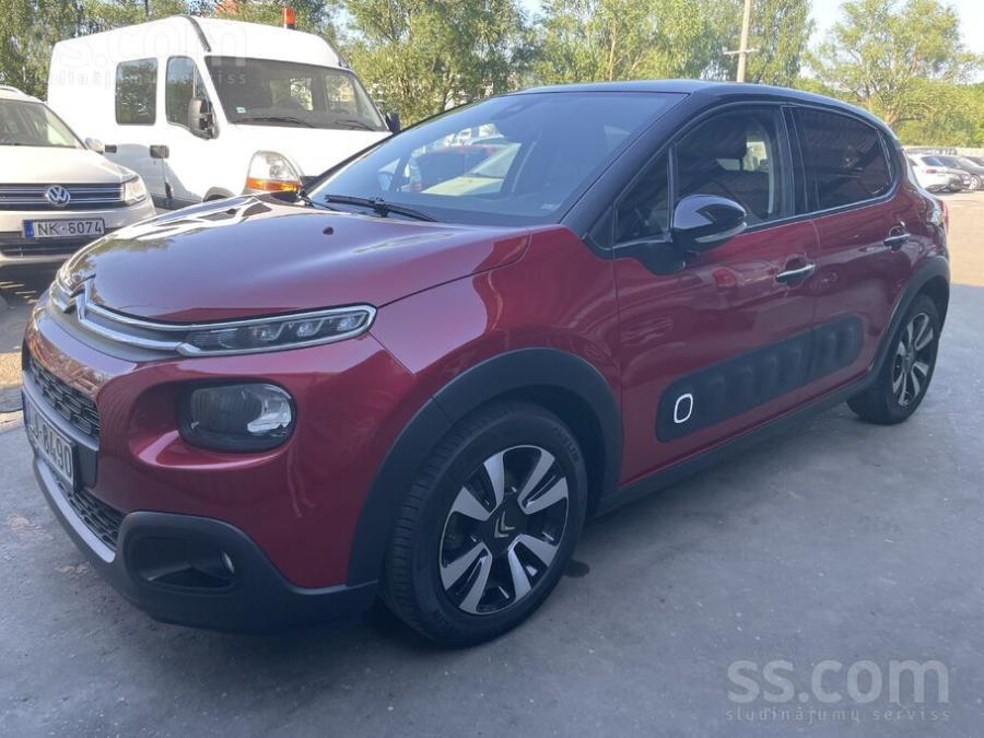 Красный Ситроен С3 2018 в Рига, объемом двигателя 1.20 л и пробегом 65 тыс. км за 7800 €, фото 4 на AUTOMOTO.COM.LV