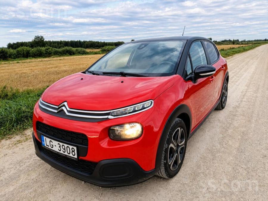 Sarkans Citroen C3 2018 Rīga, ar dzinēja tilpumu 1.20 L un nobraukumu 166 tūkst. km par 6490 €, foto 3 vietnē AUTOMOTO.COM.LV