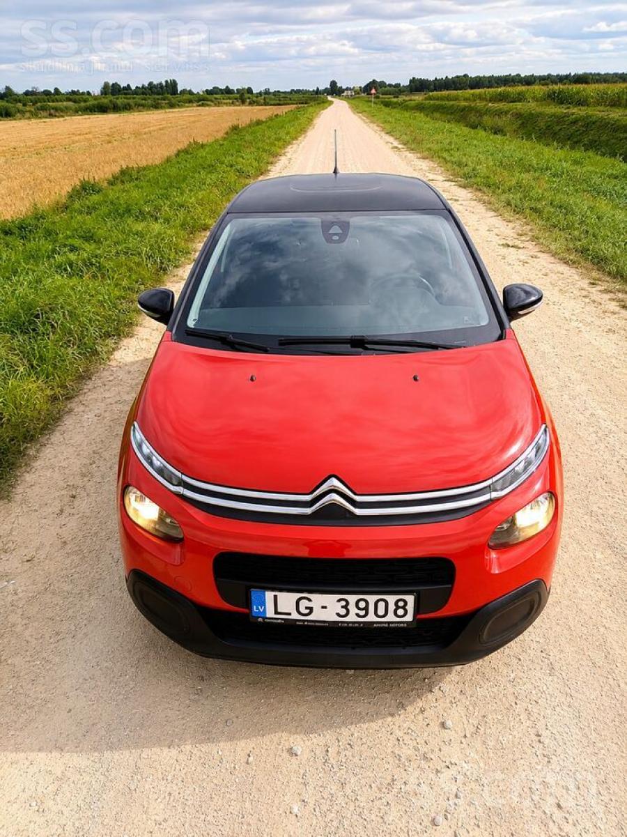 Sarkans Citroen C3 2018 Rīga, ar dzinēja tilpumu 1.20 L un nobraukumu 166 tūkst. km par 6490 €, foto 6 vietnē AUTOMOTO.COM.LV