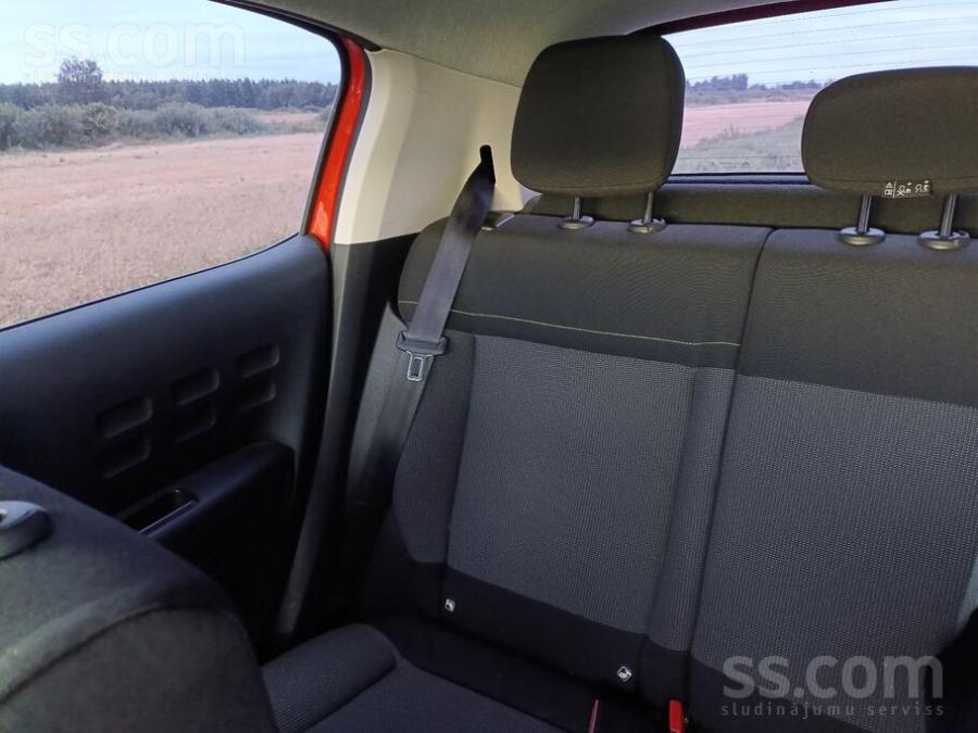 Sarkans Citroen C3 2018 Rīga, ar dzinēja tilpumu 1.20 L un nobraukumu 166 tūkst. km par 6490 €, foto 10 vietnē AUTOMOTO.COM.LV