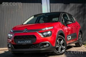 Красный Ситроен С3 2020 в Тукумс, объемом двигателя 1.20 л и пробегом 69 тыс. км за 10490 €, фото 3 на AUTOMOTO.COM.LV